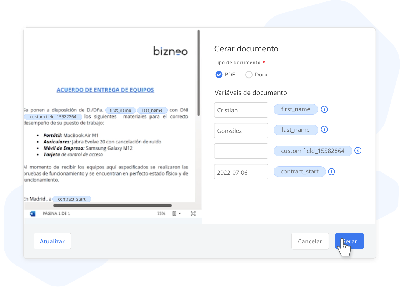 Software de gestão documental para Recursos Humanos