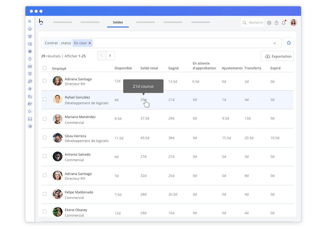 Logiciel de gestion des congés et absences | Bizneo HR